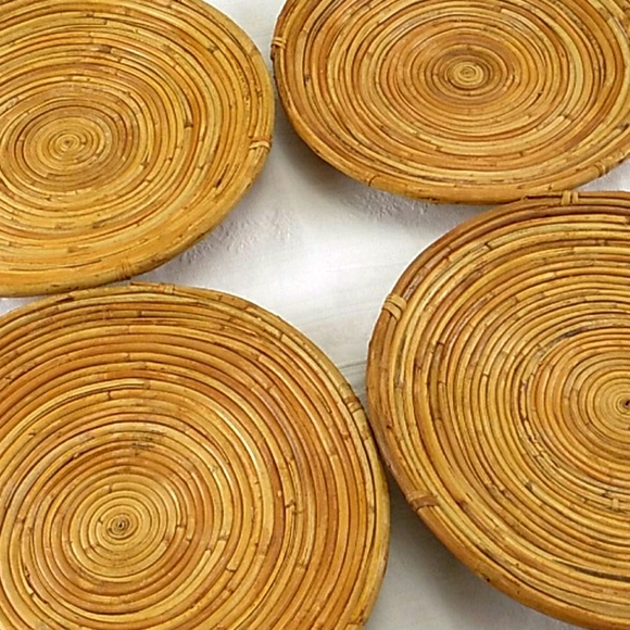 Accents | Rattan Boho Wall Decor Chargers | Poshmark